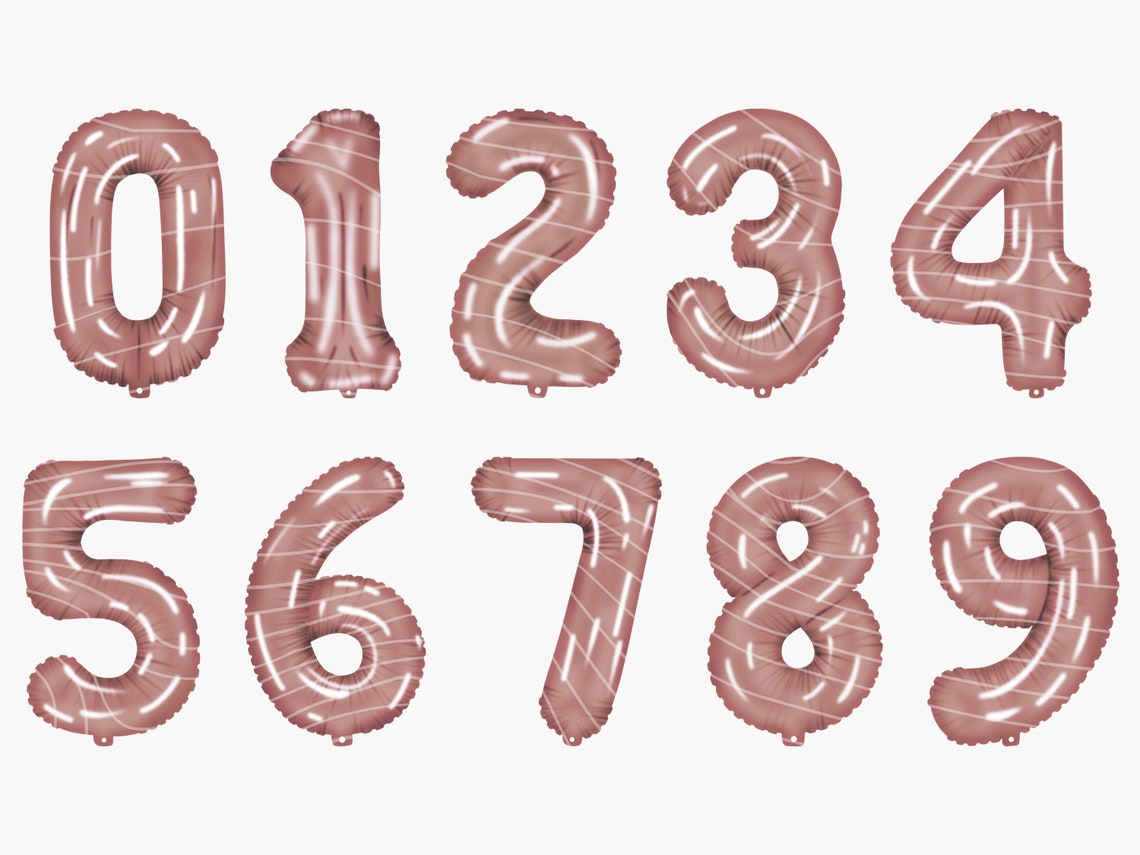 Rose Gold Foil Balloons Clipart, Rose Gold Foil Balloon Png, Rose Foil ...