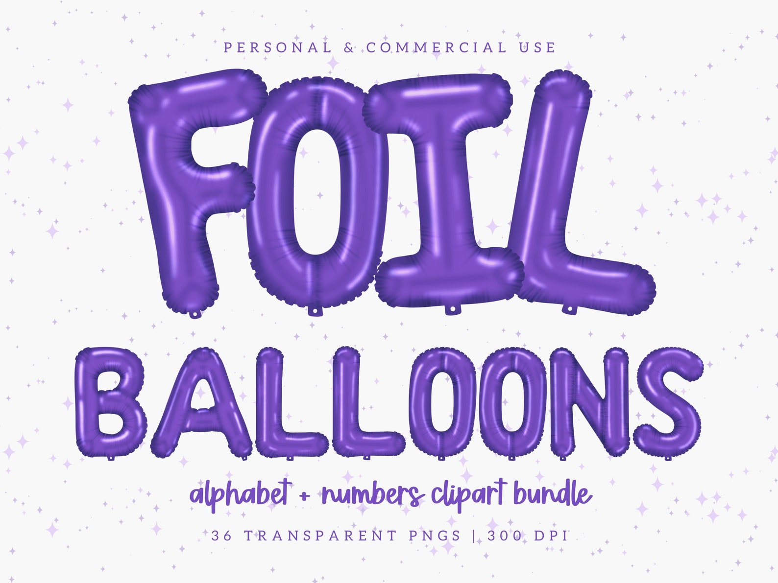 Purple Foil Balloons Clipart, Purple Foil Balloon Png, Purple Foil ...