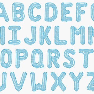 Light Blue Foil Balloons Clipart, Blue Foil Balloon Png, Blue Foil ...