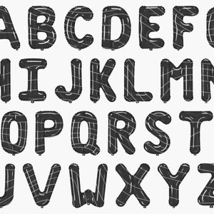 Black Foil Balloons Clipart, Black Foil Balloon Png, Black Foil ...