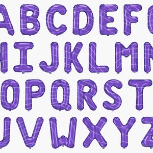 Purple Foil Balloons Clipart, Purple Foil Balloon Png, Purple Foil ...