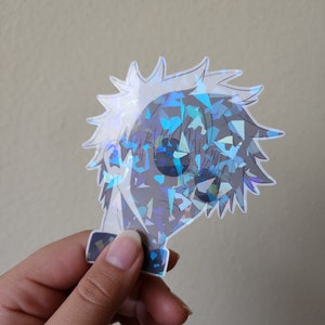 Jujutsu Kaisen Gojo Satoru Vinyl Holographic Sticker - Etsy