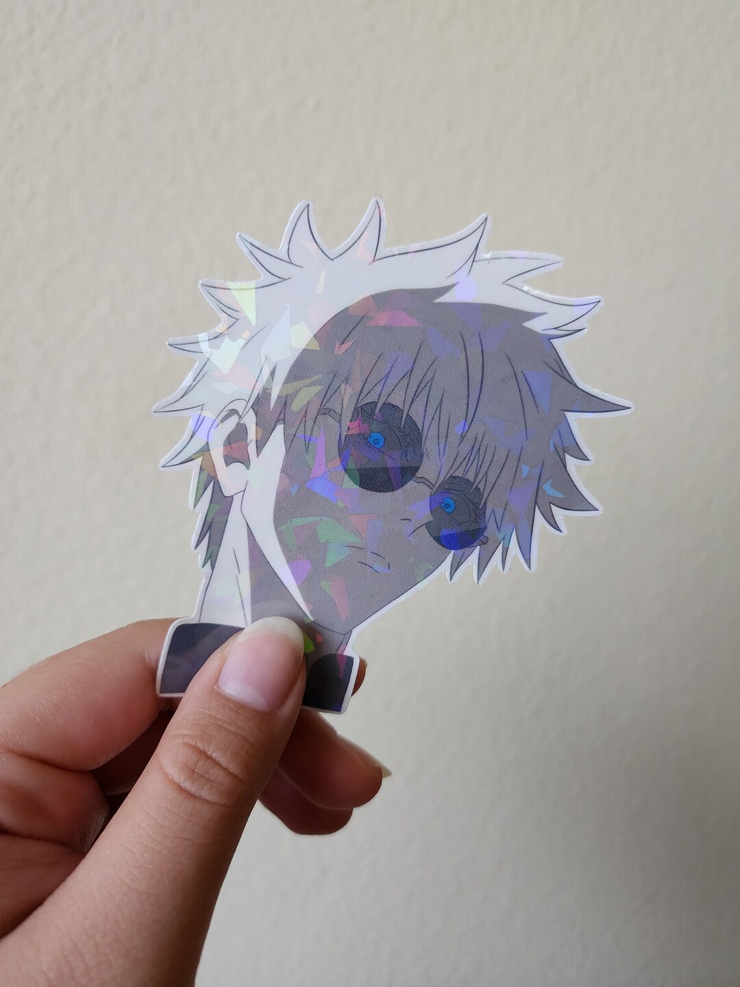 Jujutsu Kaisen Gojo Satoru Vinyl Holographic Sticker - Etsy