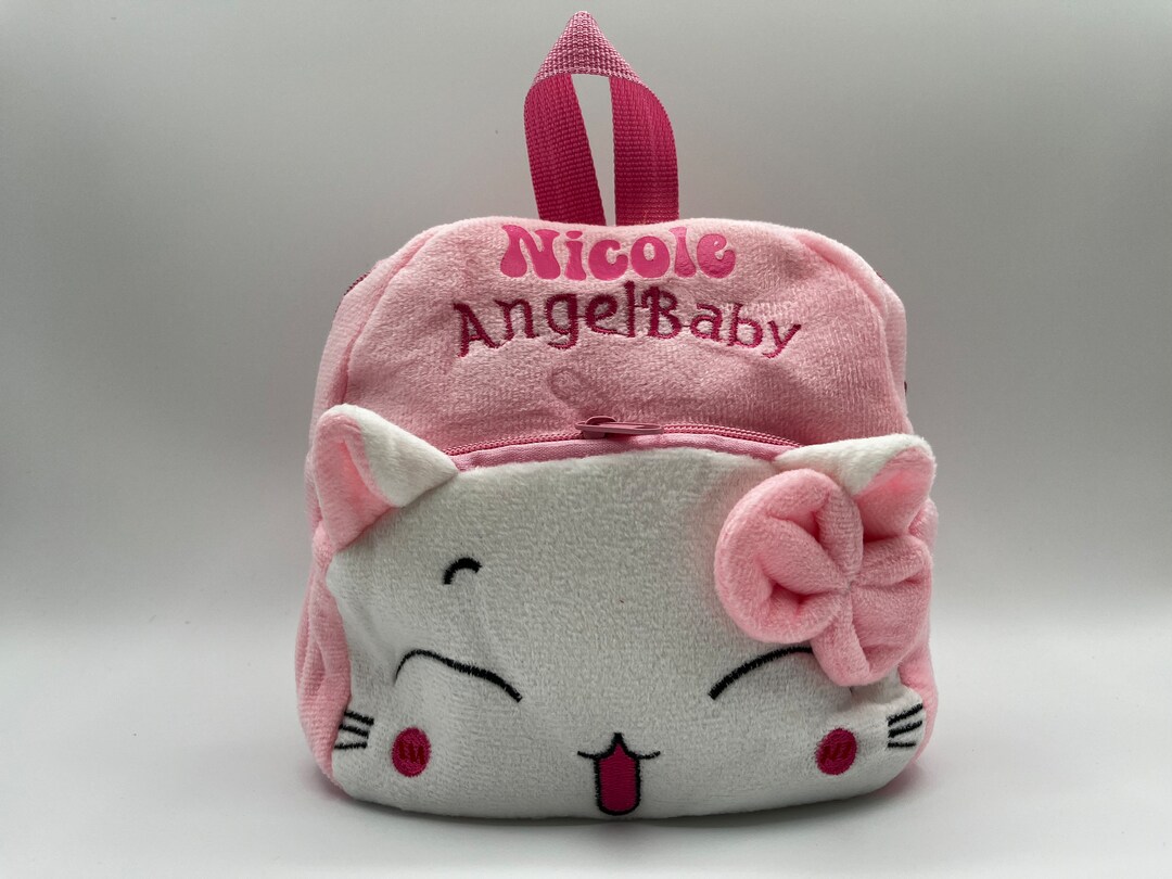 Kid's Fluffy Backpack for Toddler, Custom Kindergarten Backpack ...