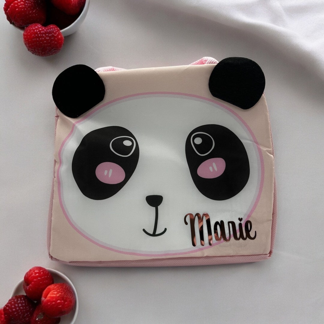 Personalized Panda Lunch Box: Custom Kid's Lunch Bag - Etsy