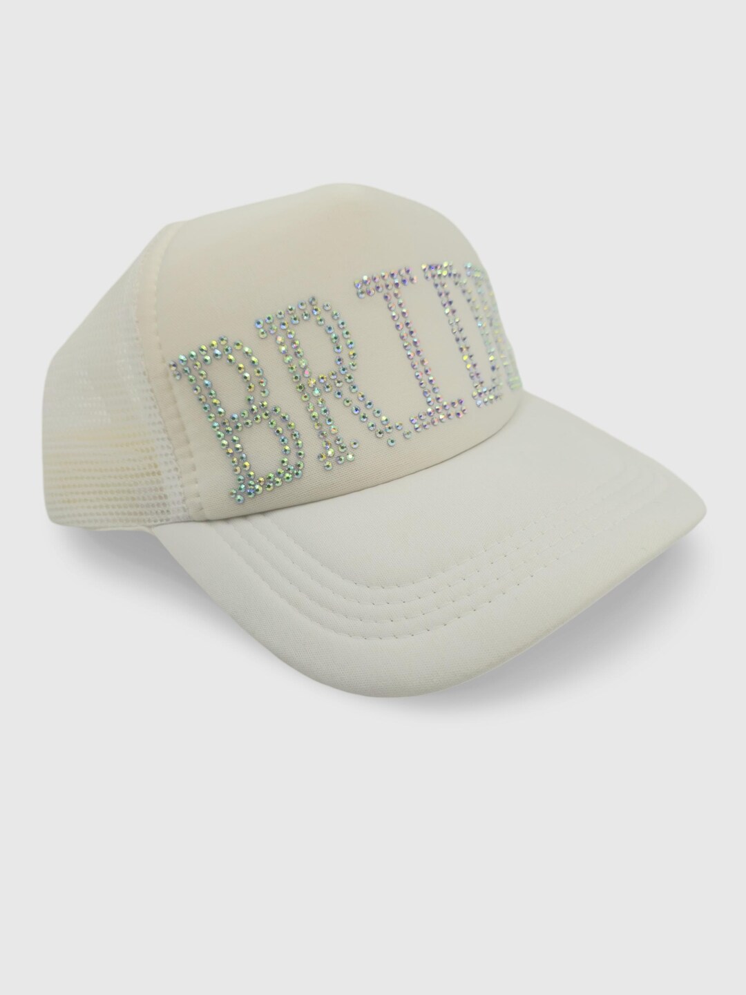 Rhinestone Bride Sun Hat - Sparkling Wedding Mesh Cap - Etsy