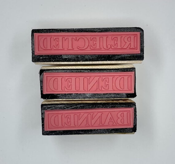 Rejected Rubber Stamp