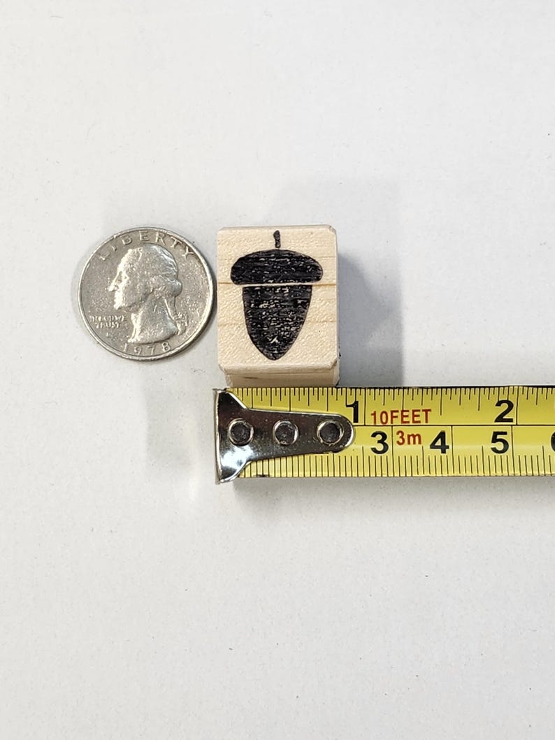 Leaf and Acorn Stamp Set - Etsy