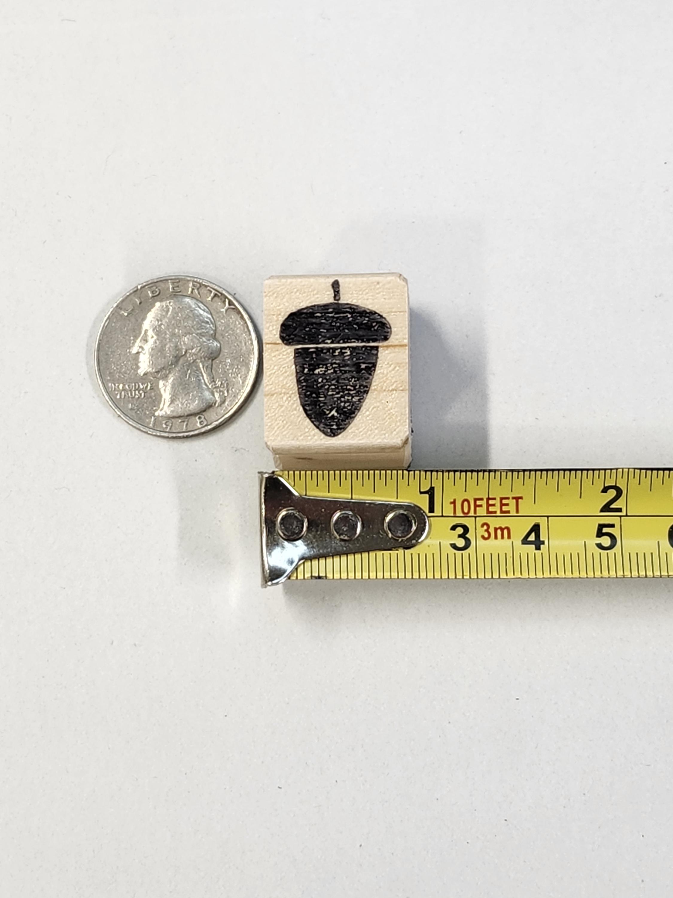 Leaf and Acorn Stamp Set - Etsy