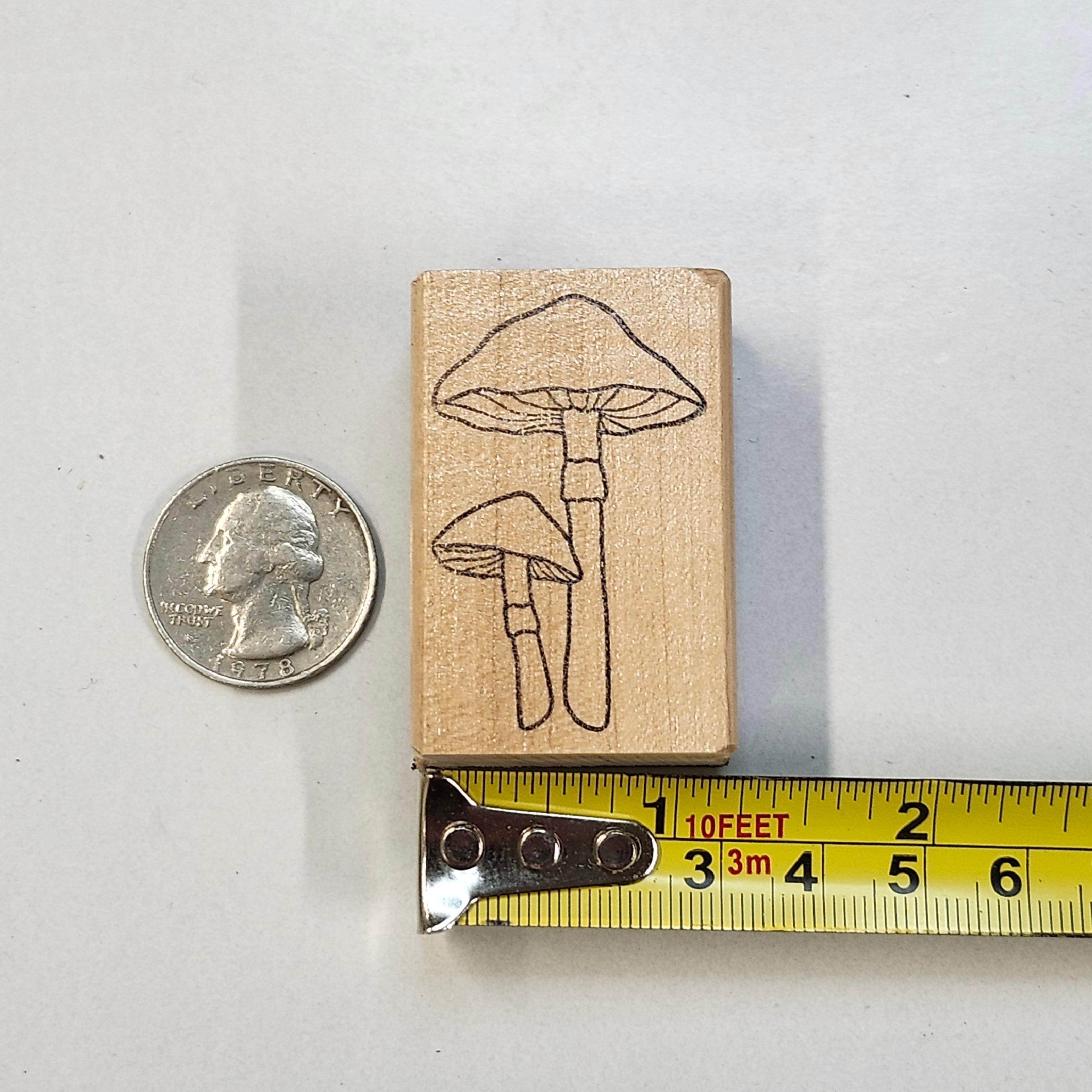 Mushroom Rubber Stamp Set, With Morel Mushroom - Etsy