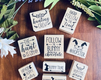 Easter Craft Rubber Ink Stamp Set, Rubber Stamps, Spring Summer ...