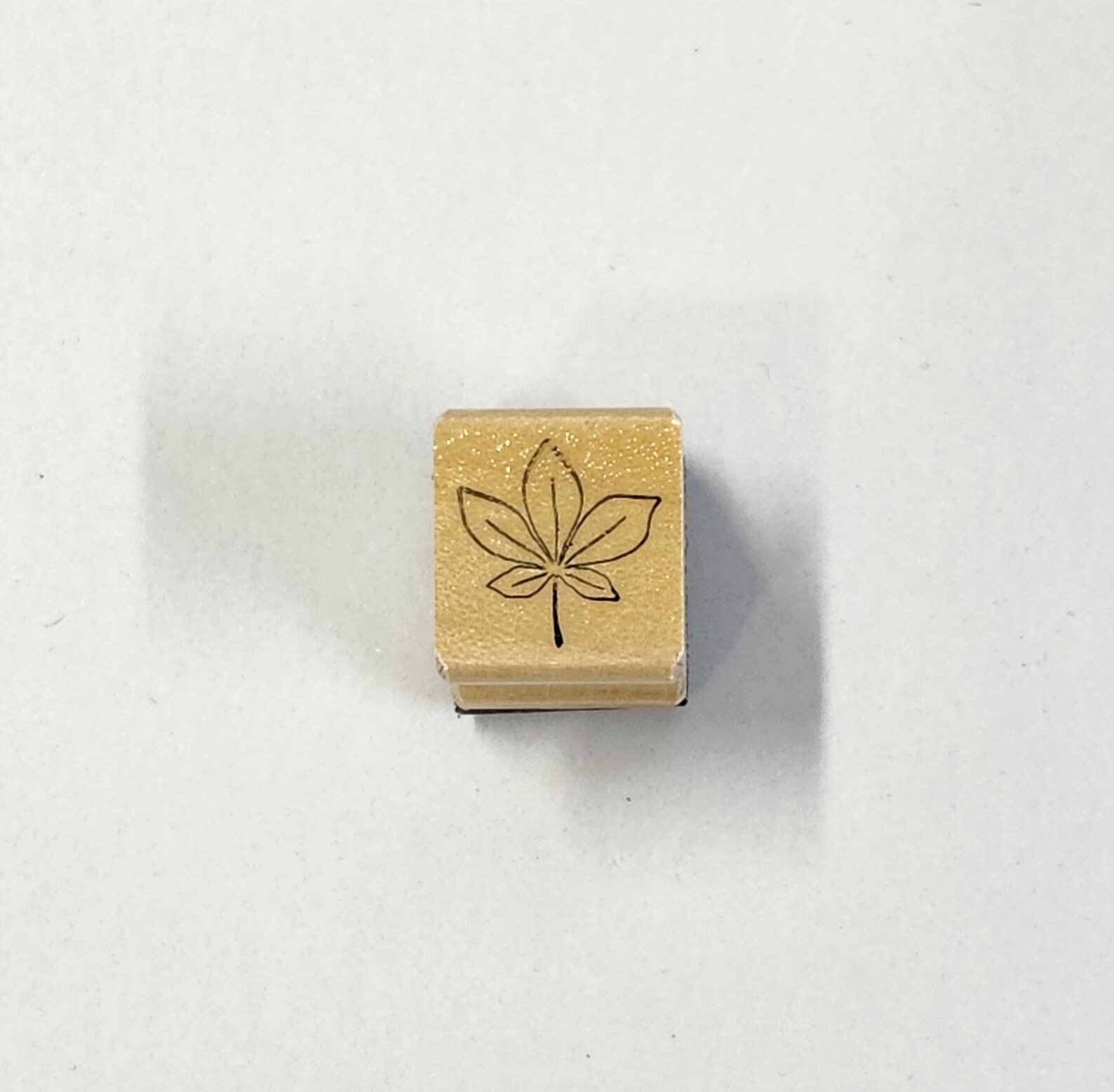 Five Leaf Ivy Rubber Stamp - Etsy