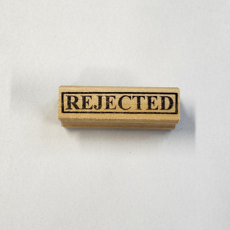 Denied Stamp - Etsy