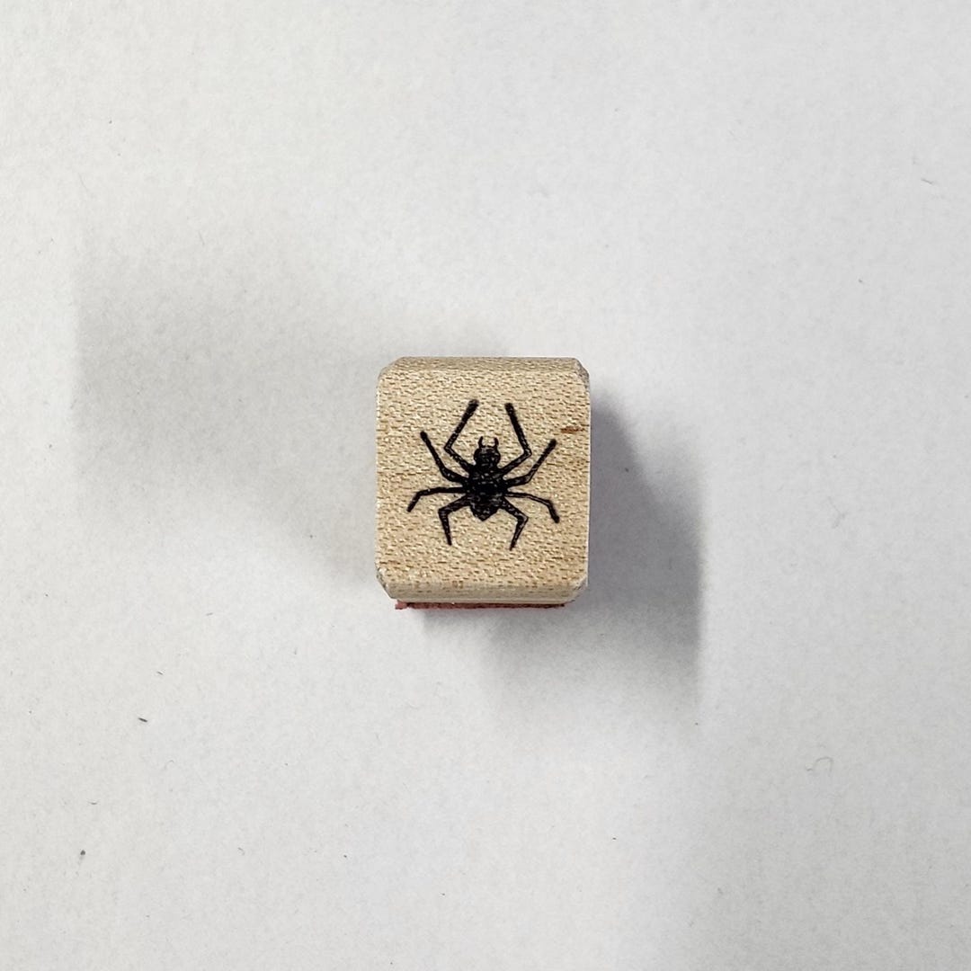Miniature Spider Rubber Stamp - Etsy