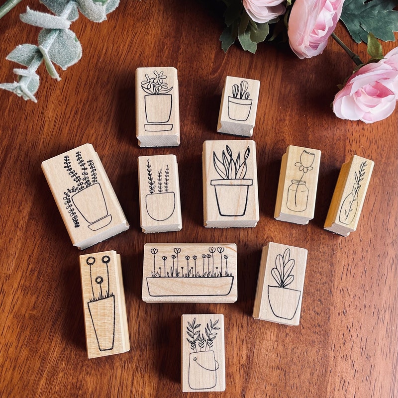 Plant Stamp - Etsy