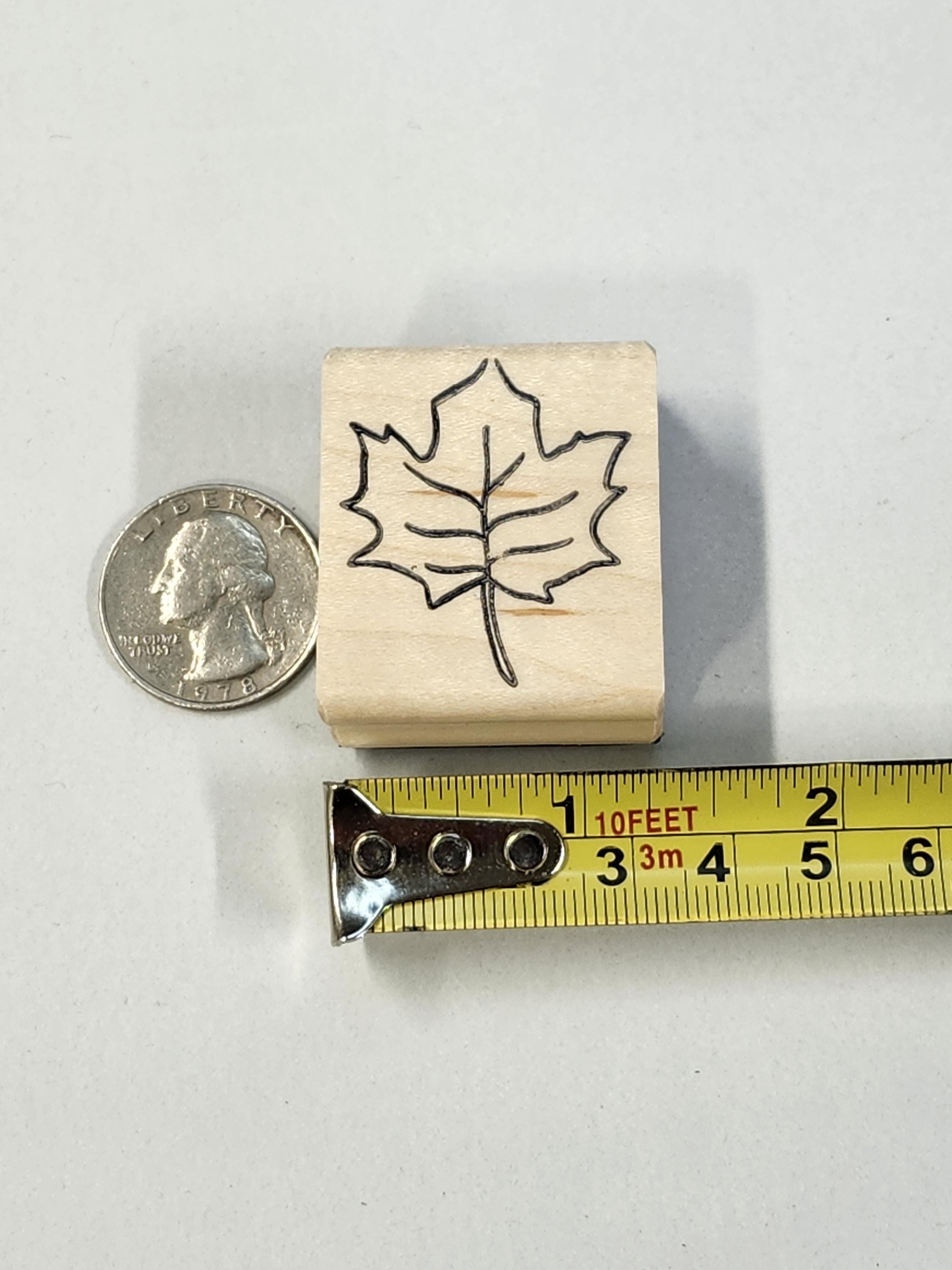 Leaf and Acorn Stamp Set - Etsy