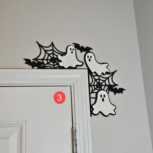 Halloween Door Corners Jack-o-lantern, Ghosts, and Witch Designs Happy ...