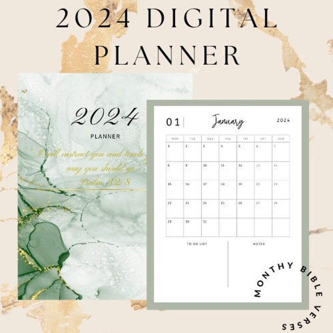 2024 Digital Bible Verse Planner - Etsy