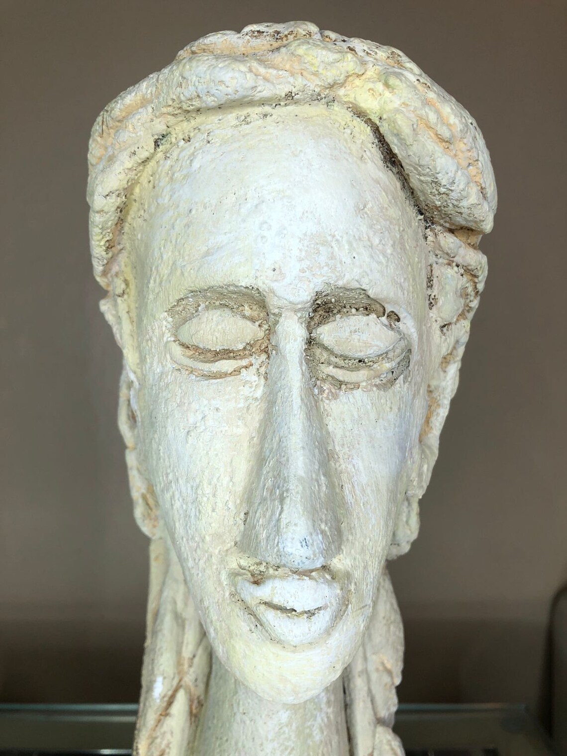 Rare Amedeo Modigliani Cement Sculpture, Signed Work of Art - Etsy