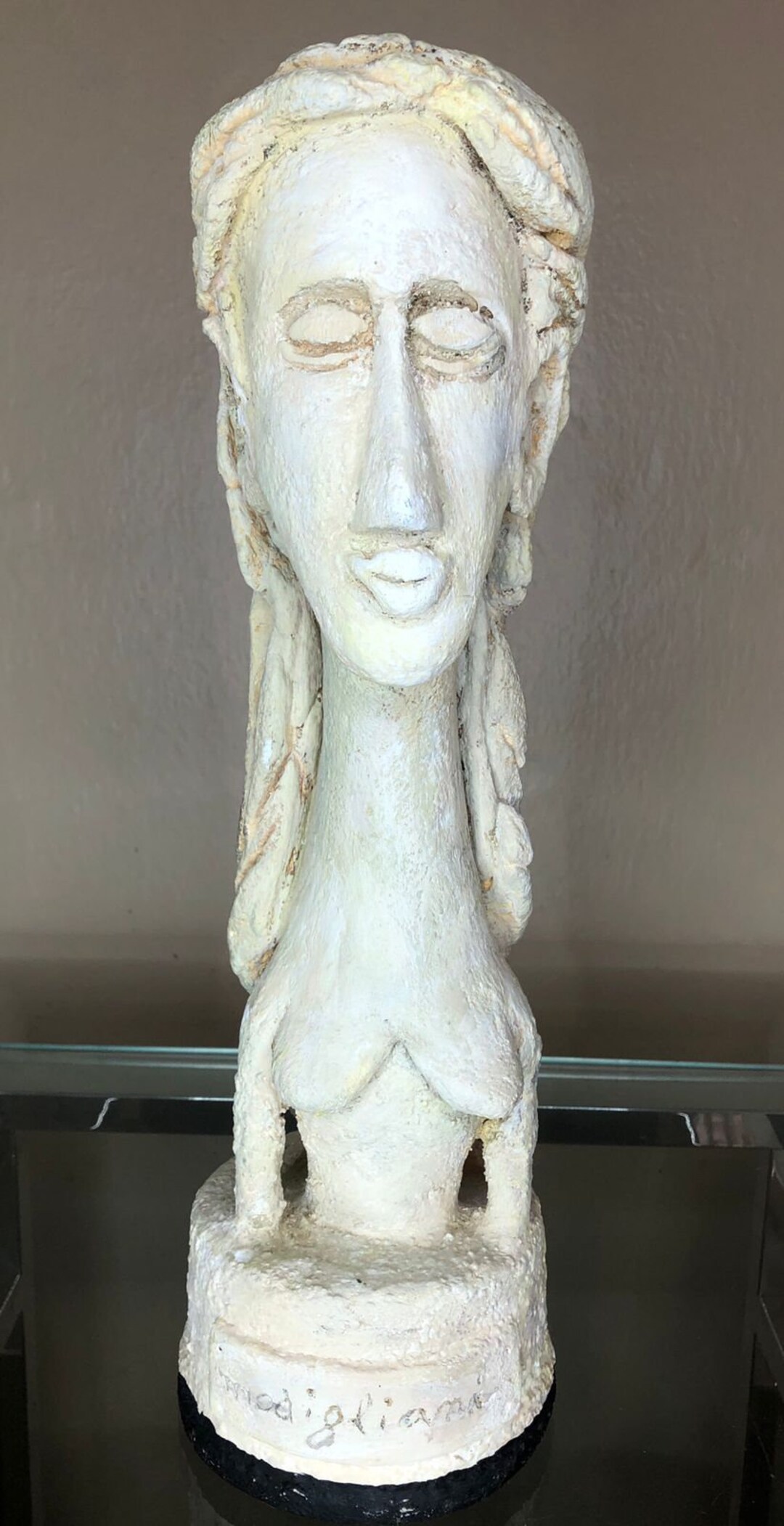 Rare Amedeo Modigliani - Cement Sculpture, Signed Work of Art - Etsy