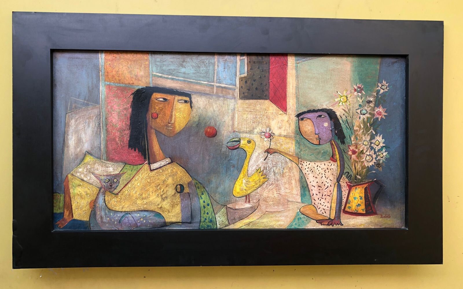 Angel Botello Vintage Oil Painting Hand Signed & Framed Canvas - Etsy