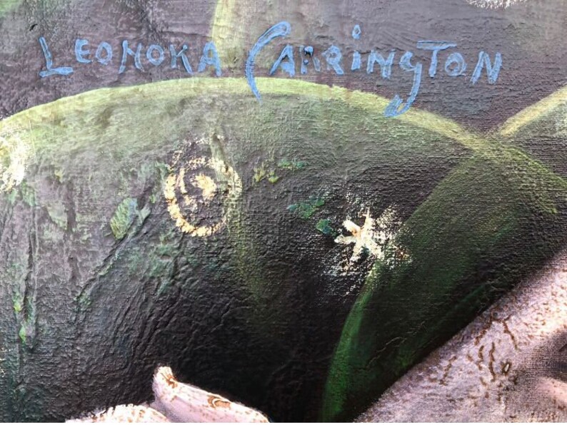 Leonora Carrington Oil on Canvas, Signed, Artwork - Etsy