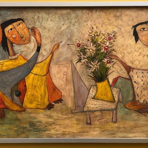 Angel Botello Vintage Oil Painting Hand Signed & Framed Canvas - Etsy