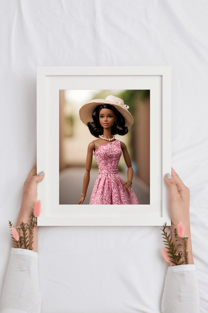 Black Girl Magic Girl Poster Girlcore Pink Wall Art African American ...