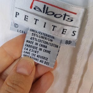 Vintage Talbots Women's Eyelet Dress in White Size 8 Petite - Etsy