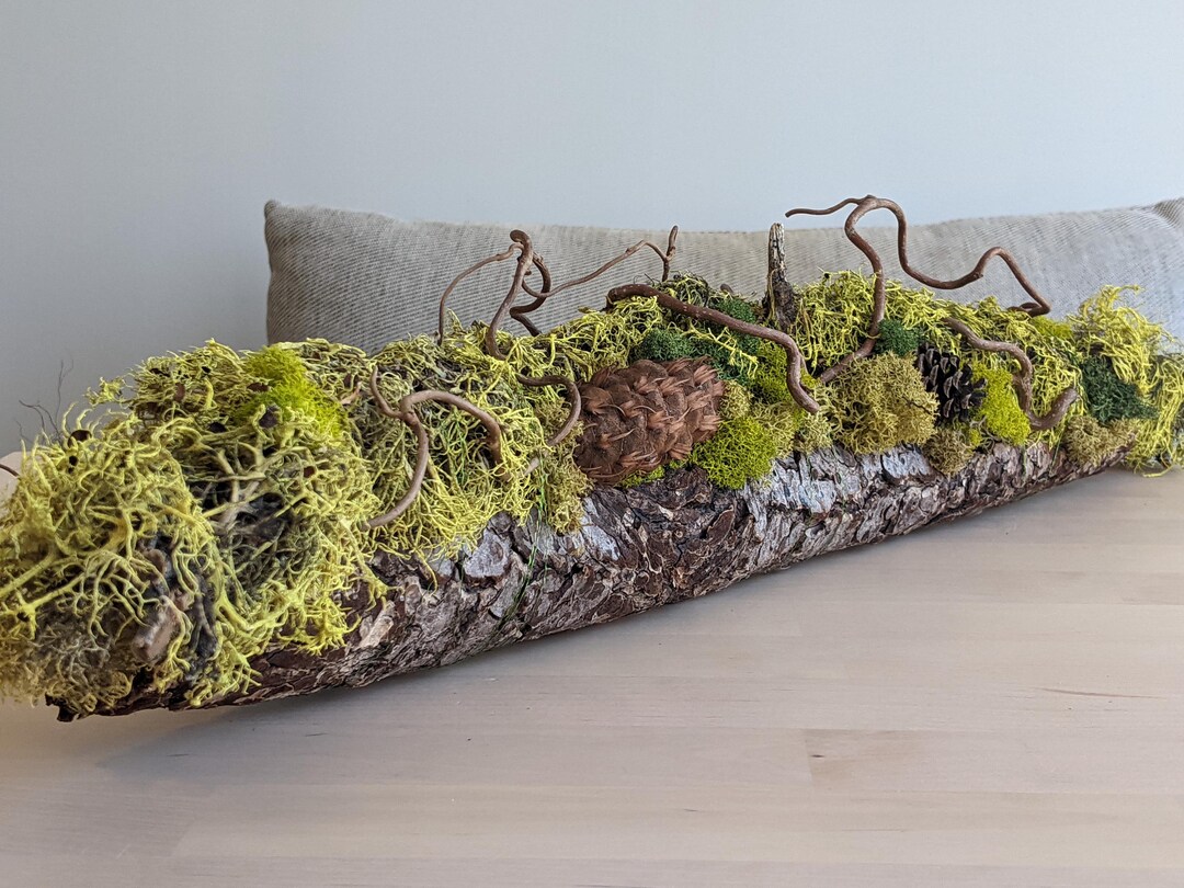 Long Moss Centerpiece | Rustic Centerpiece Forest Theme | Forest ...