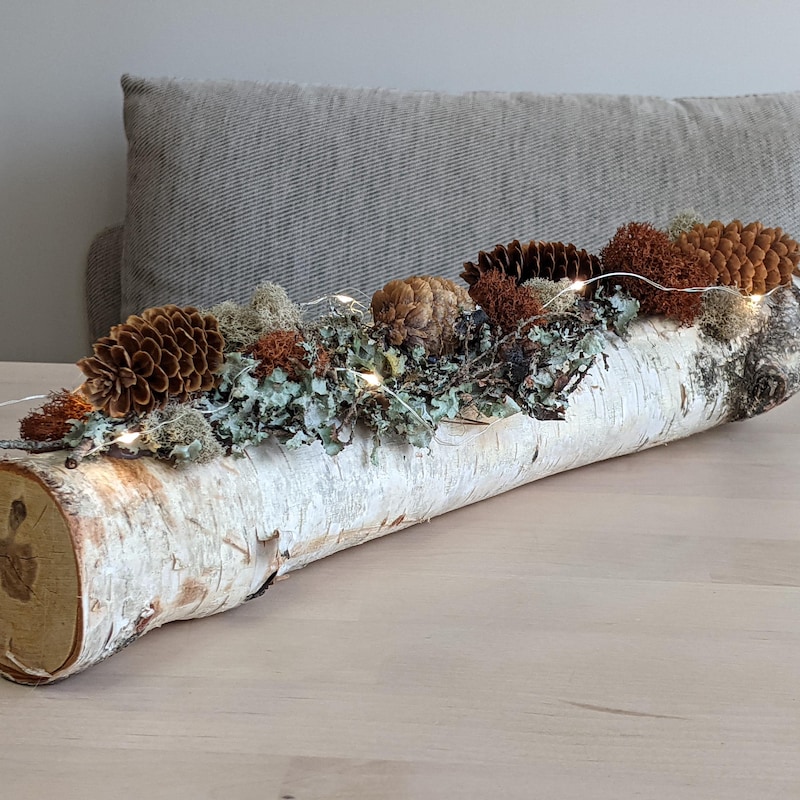 Rustic Log Decor - Etsy