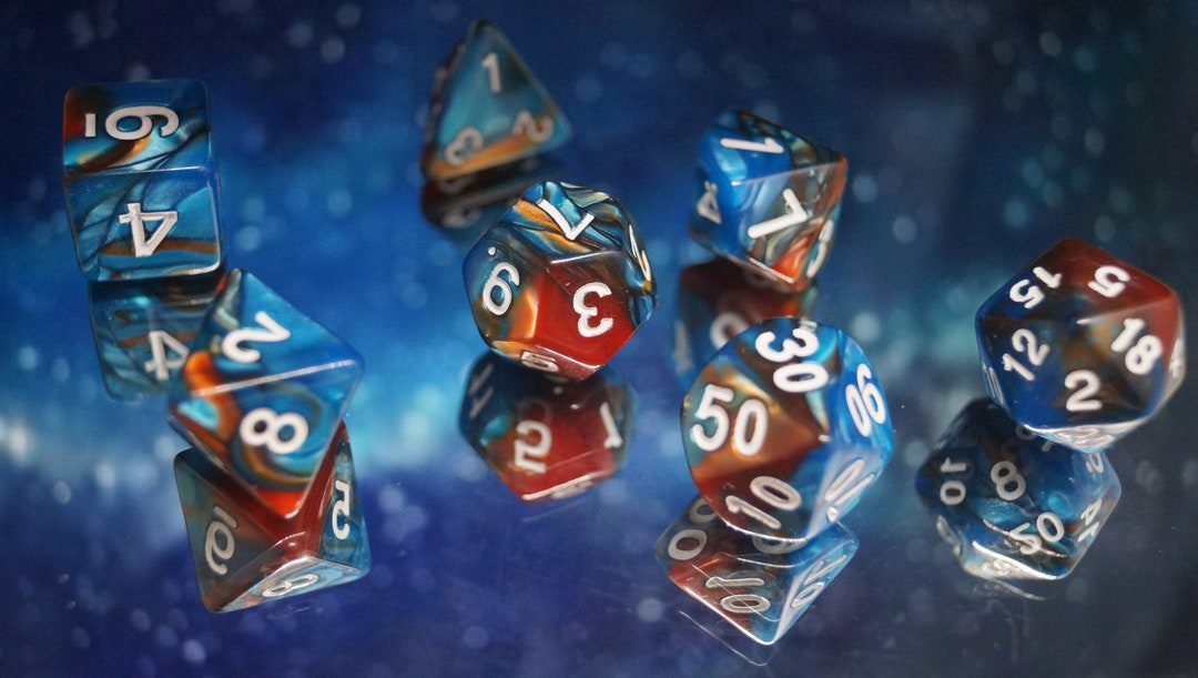 Firefly Dnd Dice Set, Dice Set for Role Playing Games, Dungeons and ...
