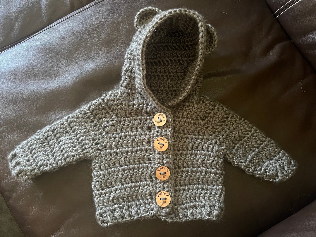 Cozy Baby Bear Sweater Etsy