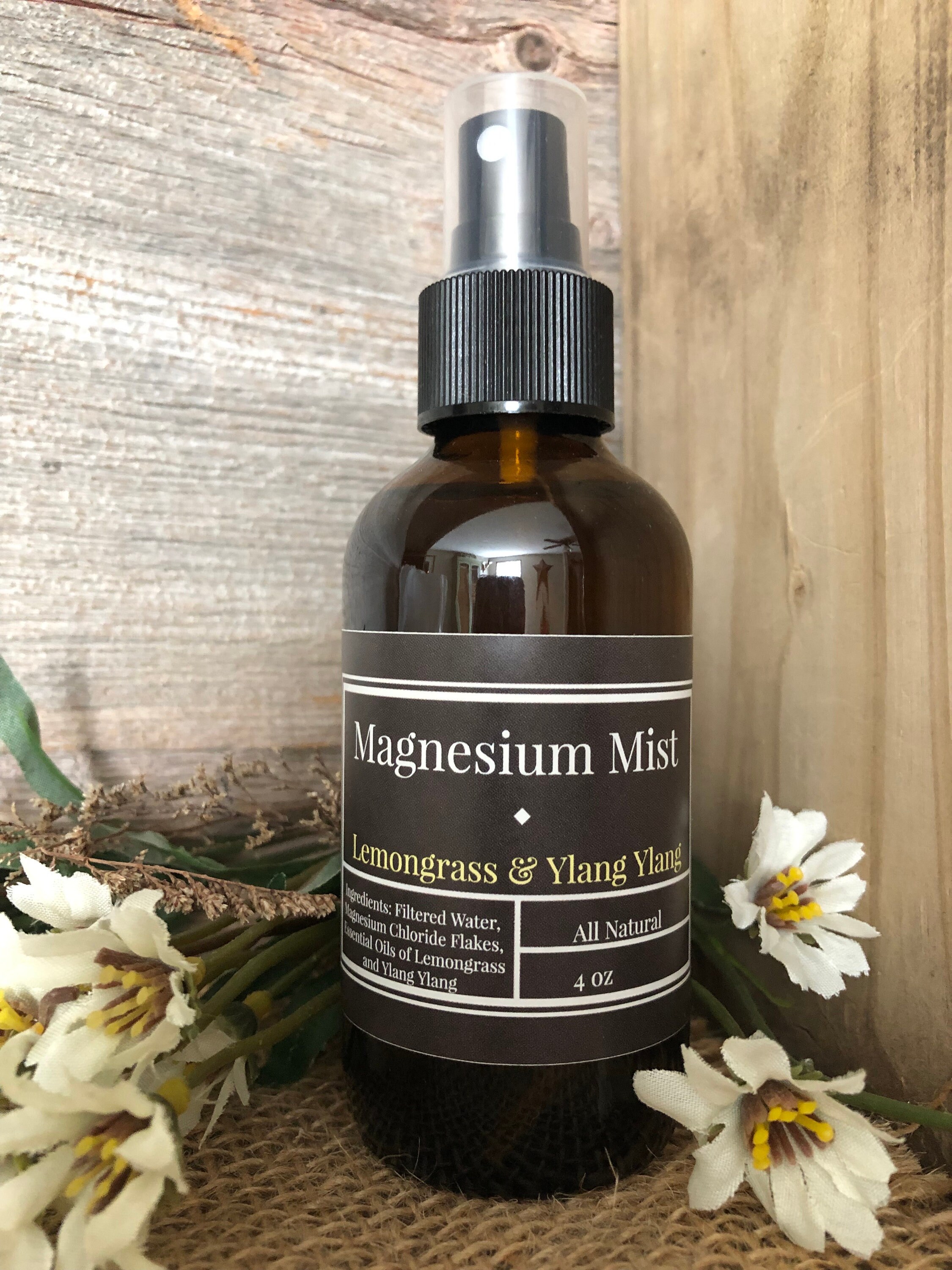 Magnesium Mist Lavender and Vanilla or Lemongrass and Ylang Ylang ...