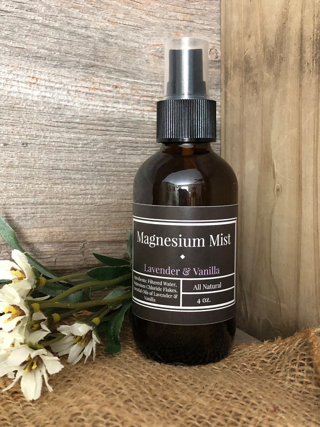 Magnesium Mist Lavender and Vanilla or Lemongrass and Ylang Ylang ...