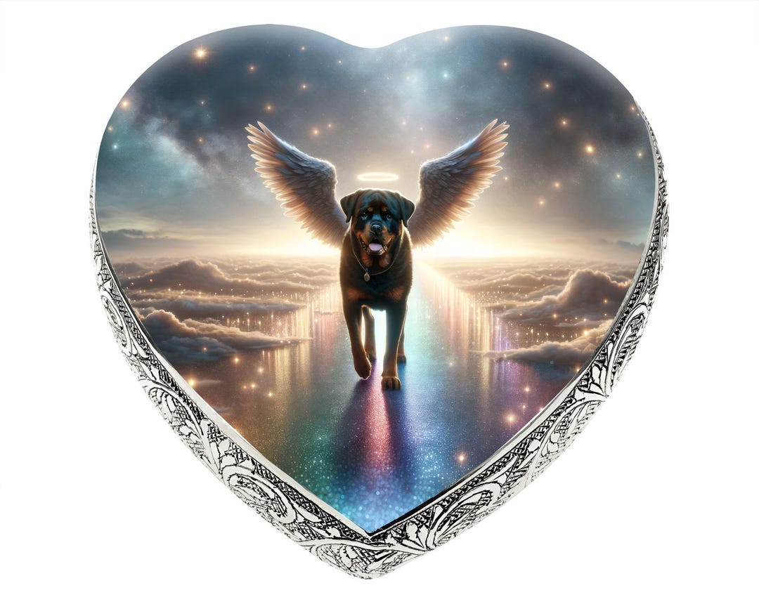 Rottweiler Rainbow Arc Cremation Urns for Dog Ashes Urns for Pets & Dog ...