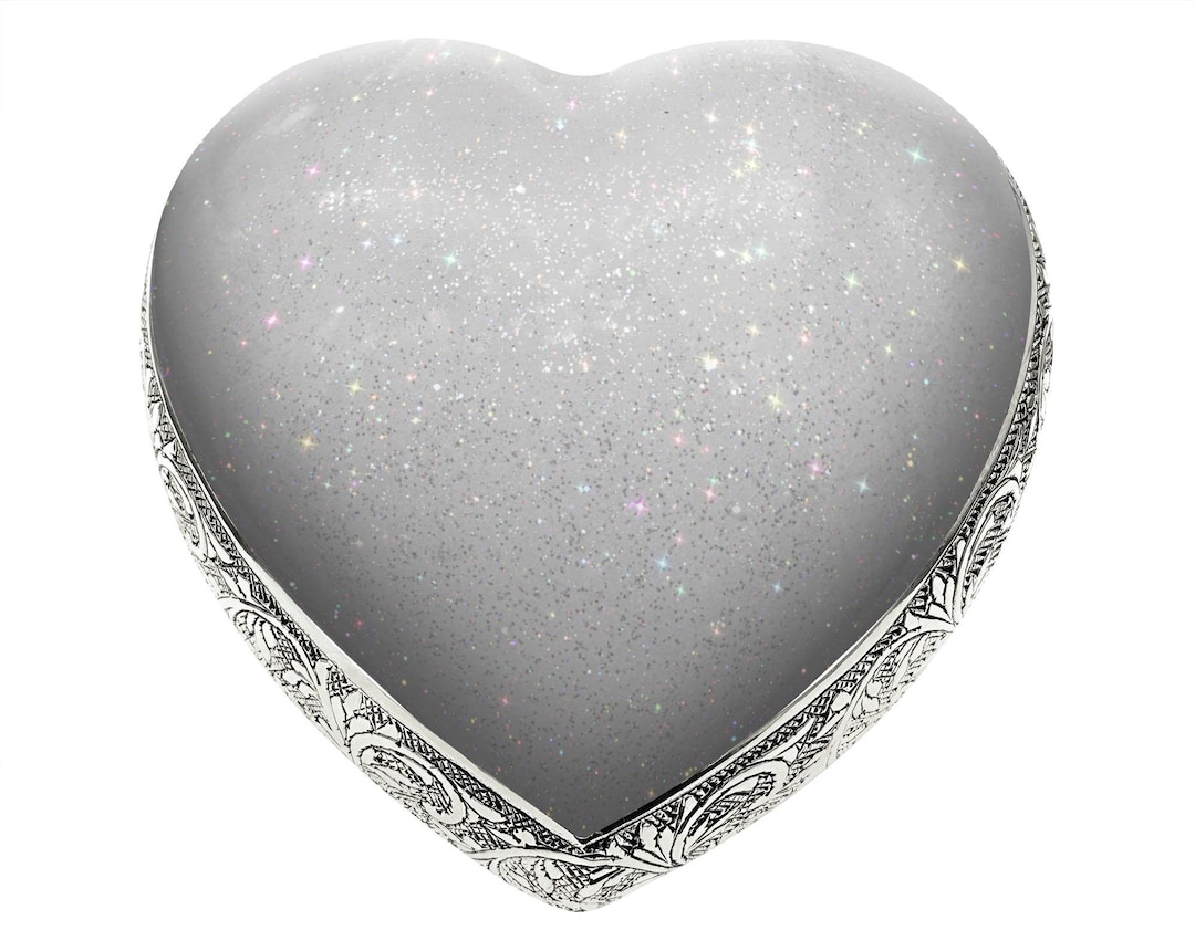 Sparkly White Baby or Child Cremation Urn - Etsy