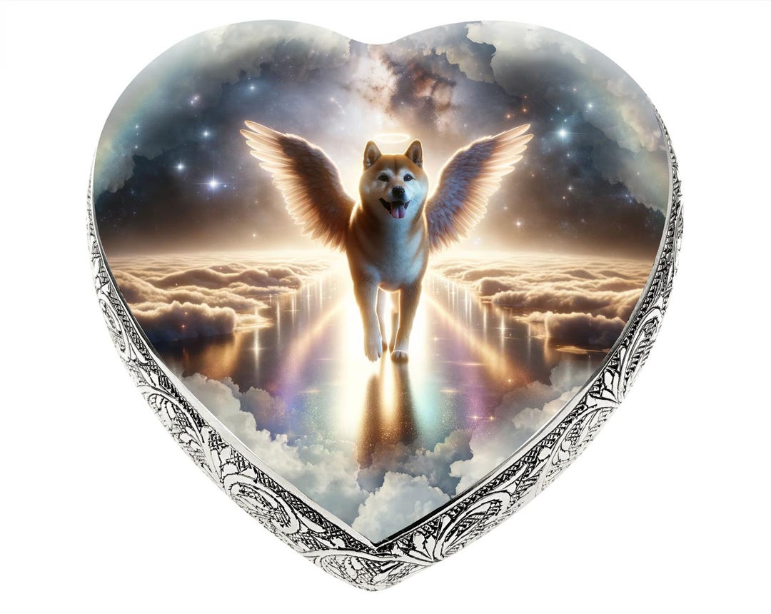 Shiba Inu - Rainbow Bridge Cremation Urns for Dog Ashes Urns for Pets ...