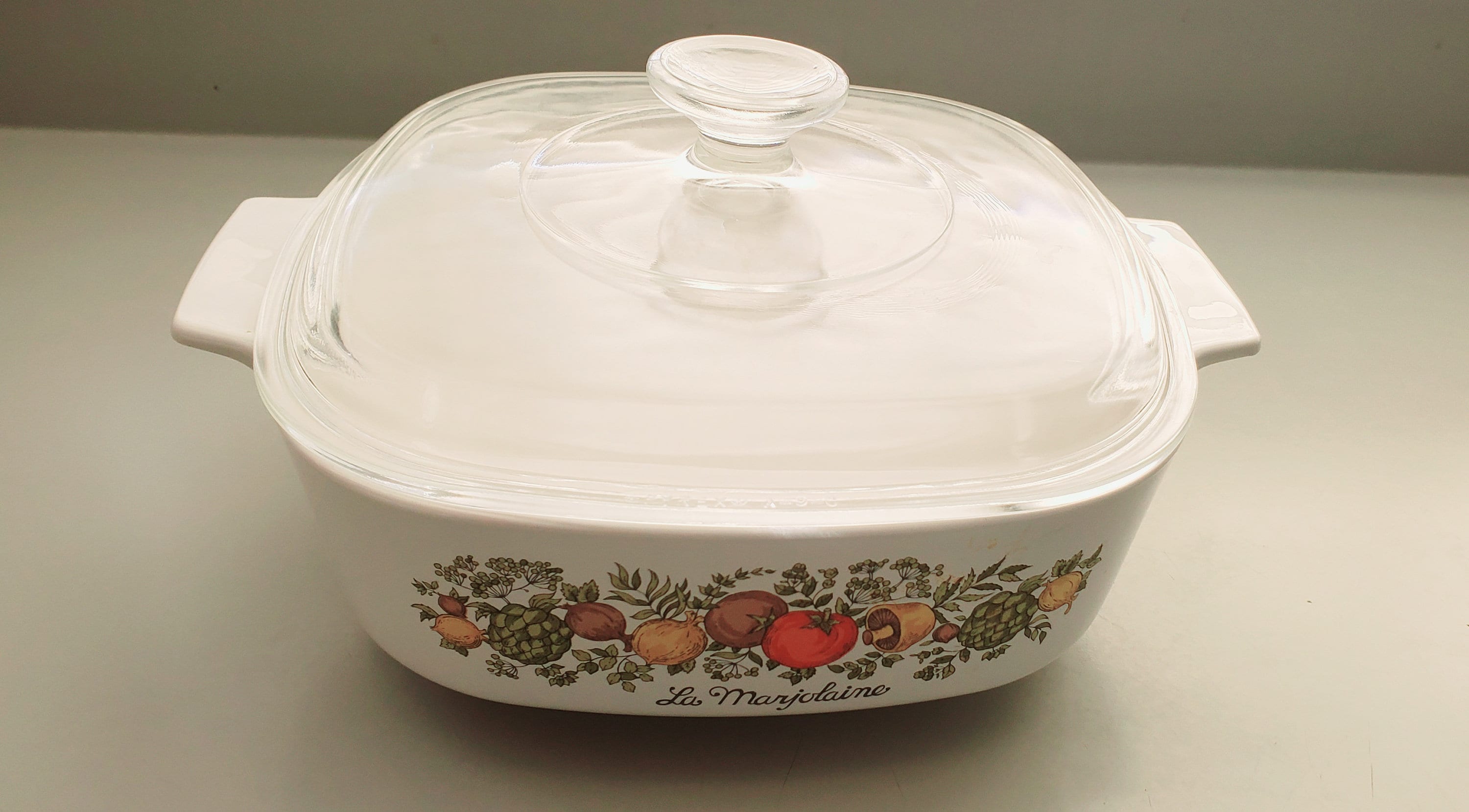 Rare Corningware "spice of Life" La Marjolaine 2 Quart Casserole Dish ...