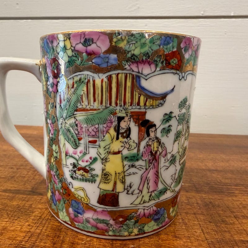 Handpainted Chinese Mug - Etsy