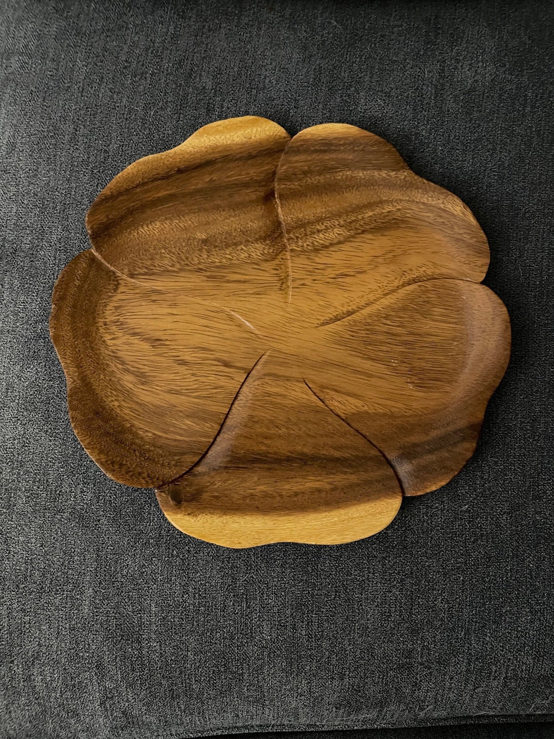 Hand Carved Hawaiian Monkey Pod Wood Decor Plate - Etsy