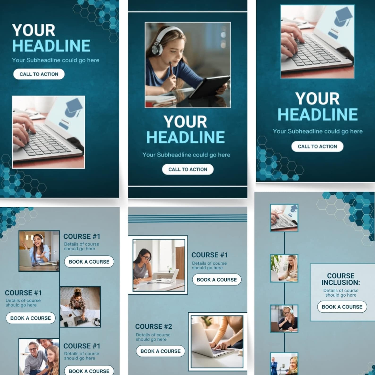 15 Animated Email Templates Bundle for Education & E-learning ...
