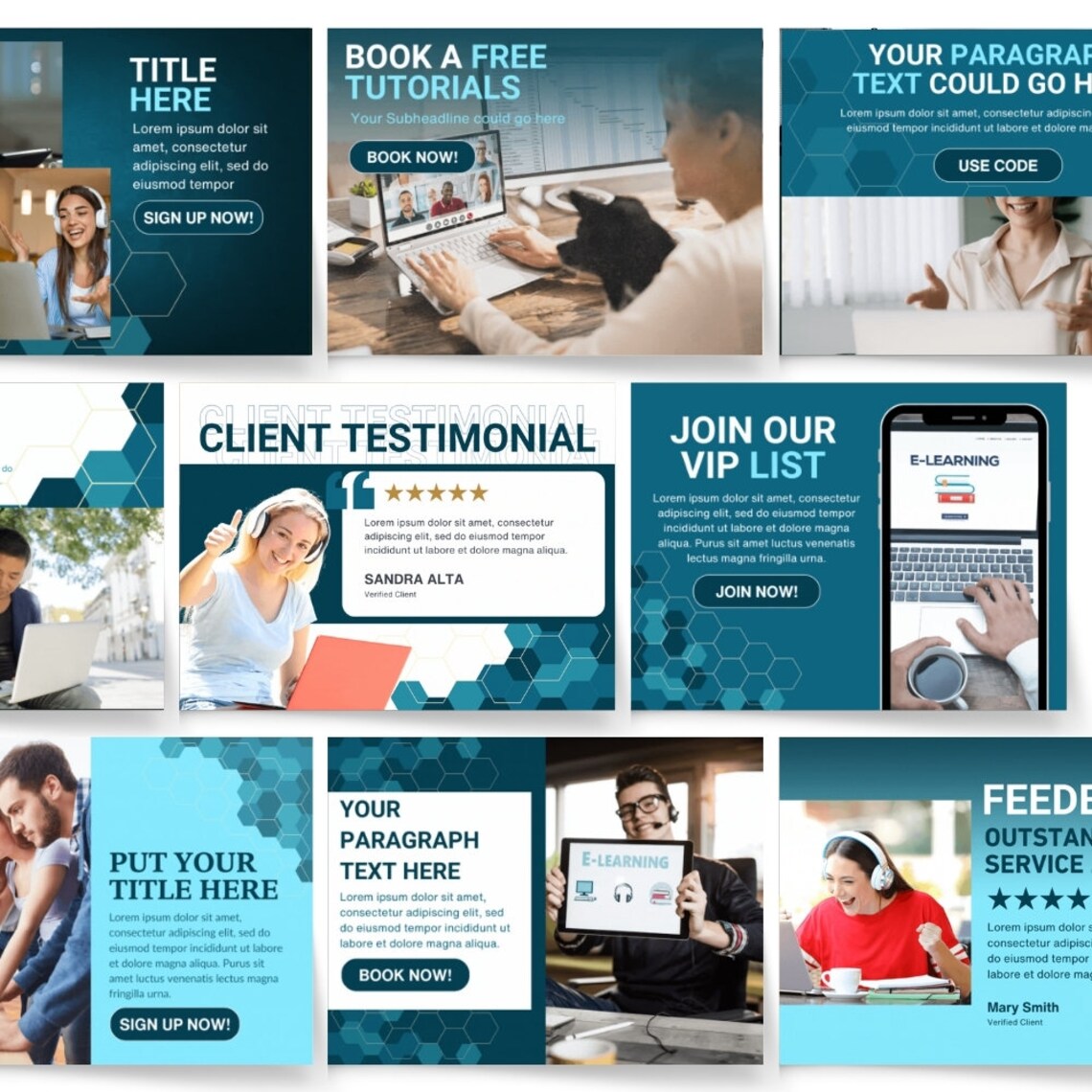15 Animated Email Templates Bundle for Education & E-learning ...