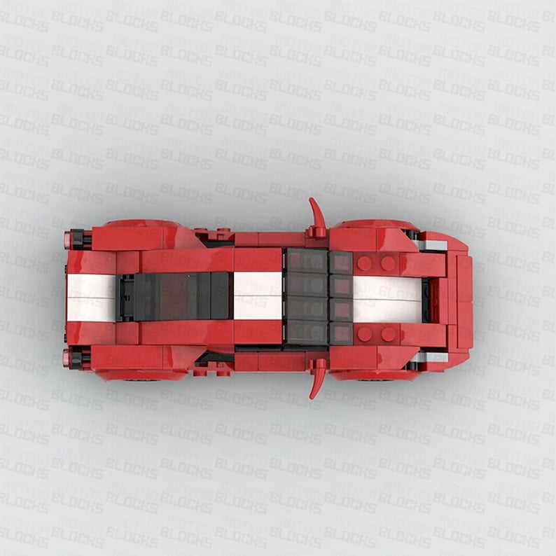 Ferrari 488 Pista Modular Model Street Racing Creative Building Blocks ...
