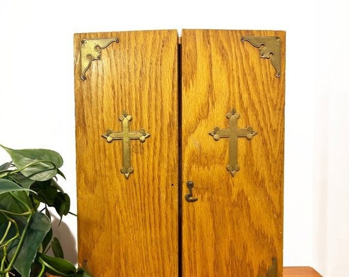 Antique Catholic Last Rites Cabinet Box - Etsy