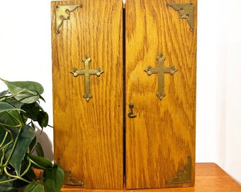 1900s Viaticum LAST RITES and EUCHARIST Hanging Shadow Box Catholic ...