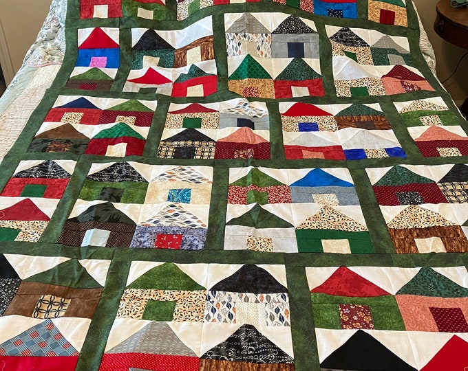 School House Quilt Top - Etsy
