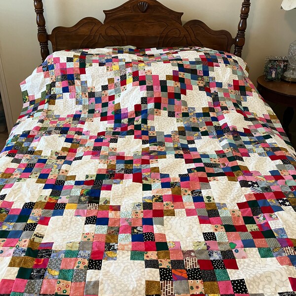 Color Block Quilt - Etsy