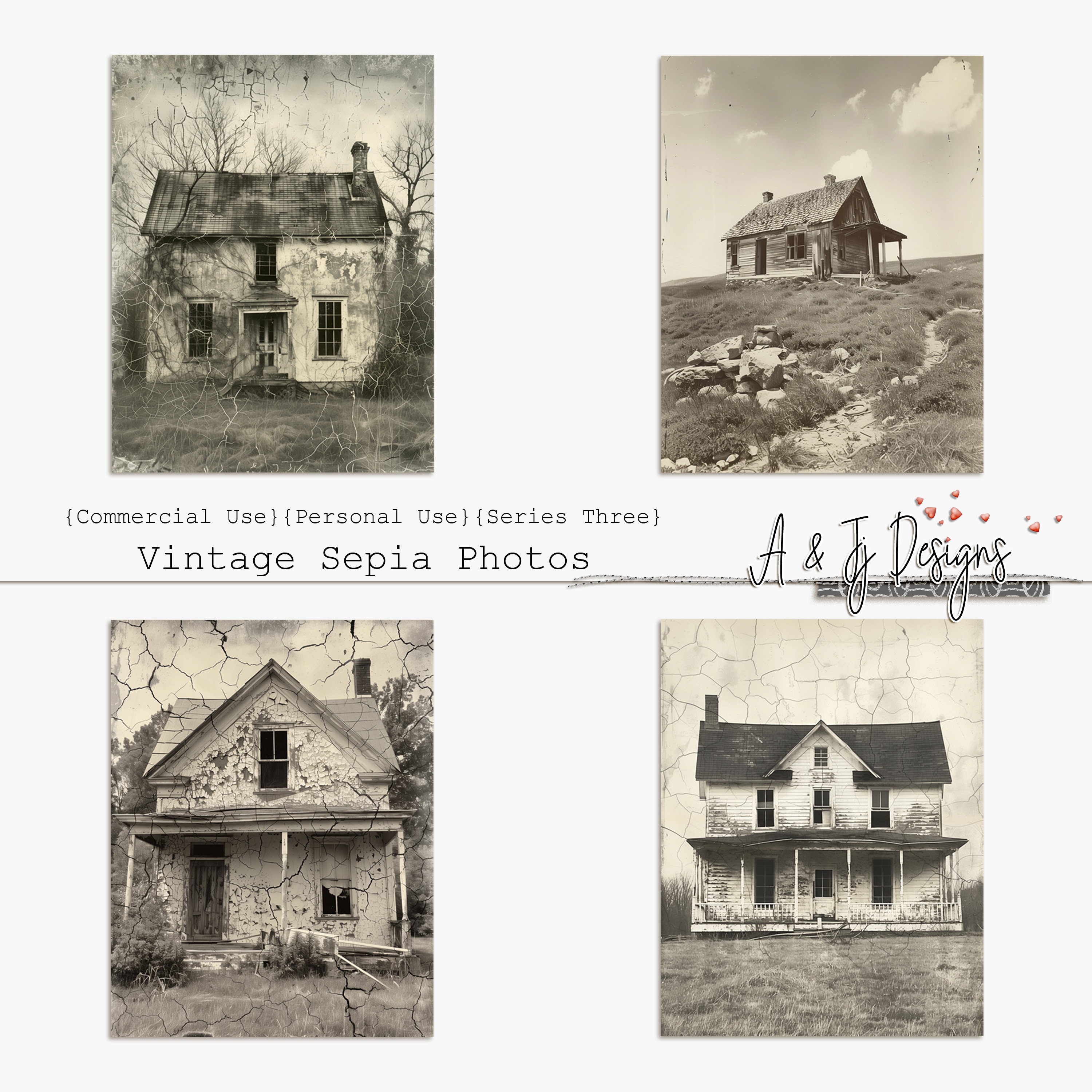 Vintage Sepia Photos Series Three, CU, Printable, Ephemera, JPG Format ...