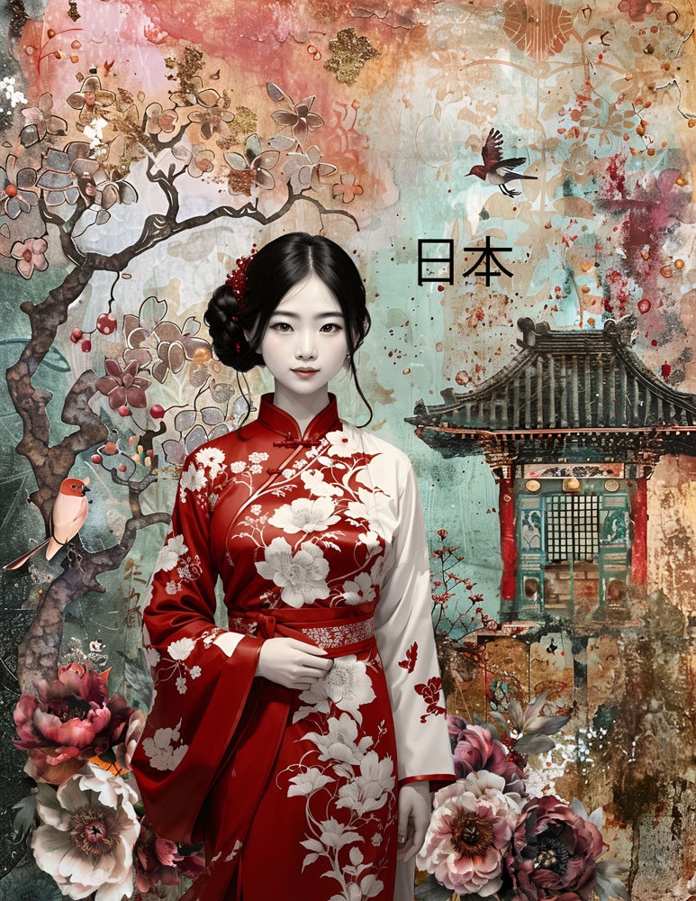 Whimsy Japandi Art, CU, PU, Printable, Papers, JPG, Junk Journals ...
